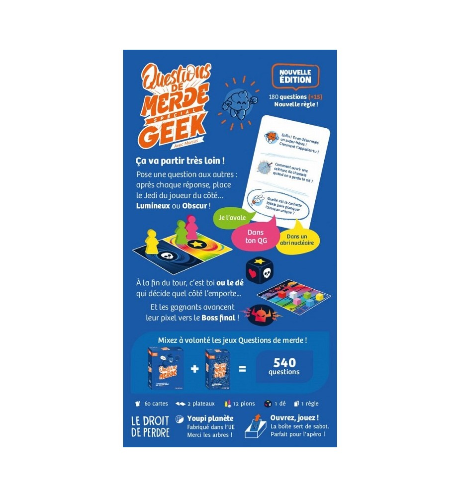 QUESTIONS DE MERDE - SPECIAL GEEK | Lebonjeu : un site de vente de jeux ...